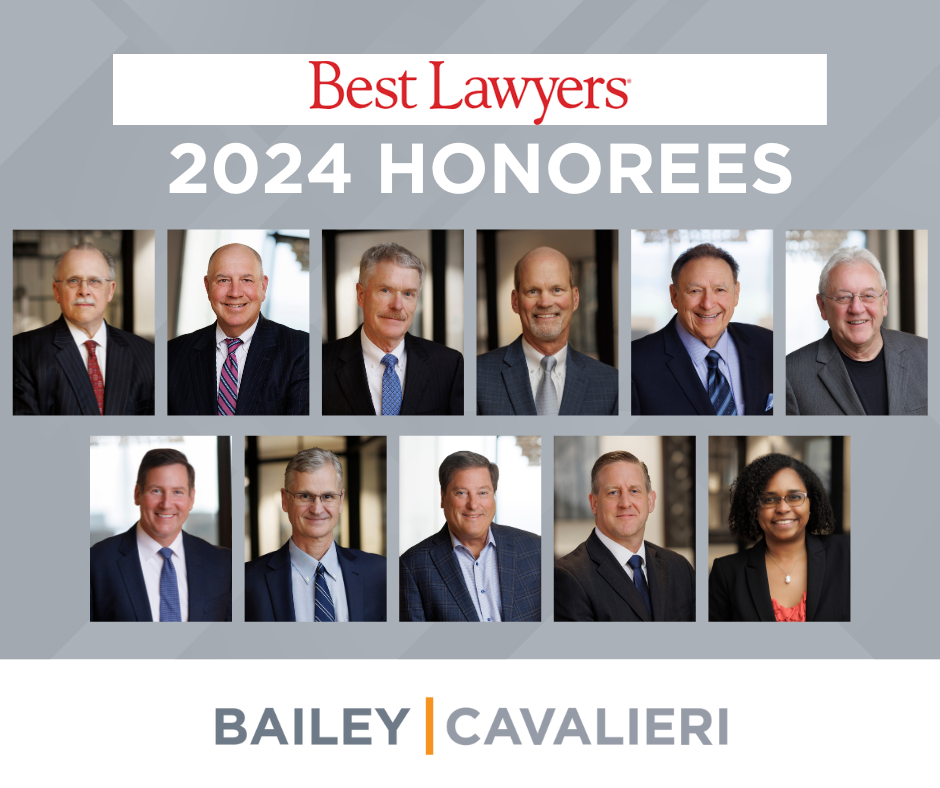 Bailey Cavalieri Attorneys Honored in the Best Lawyers 2024 Edition - Bailey Cavalieri